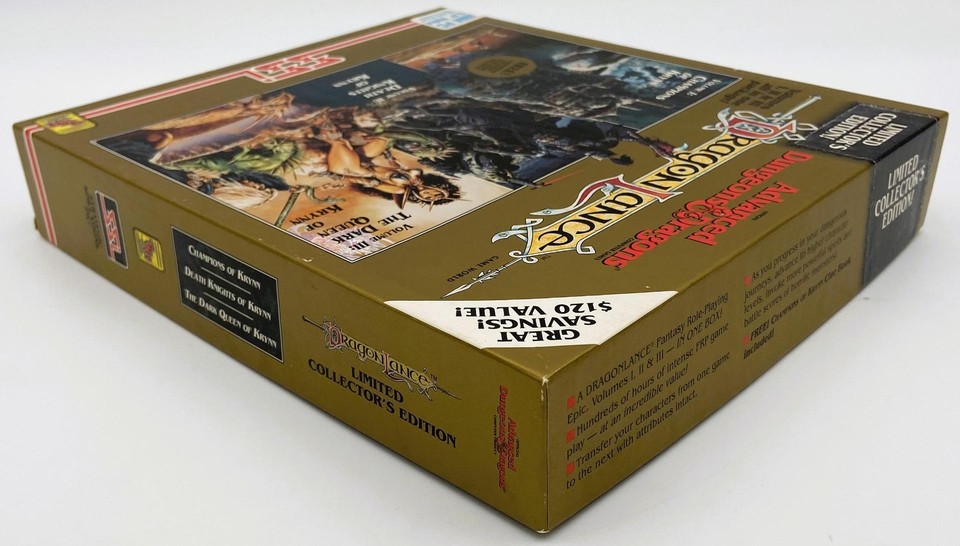 Vintage Advanced Dungeons Dragons Dragonlance Collectors Edition 3 PC ...