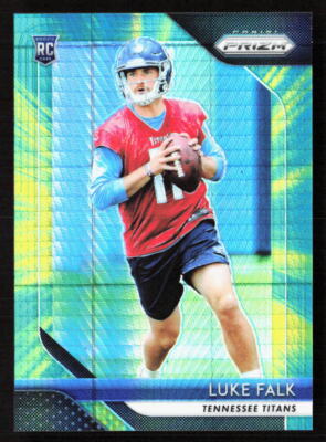 2018 Panini Prizm Luke Falk Hyper Rookie /275 #285 Titans | eBay
