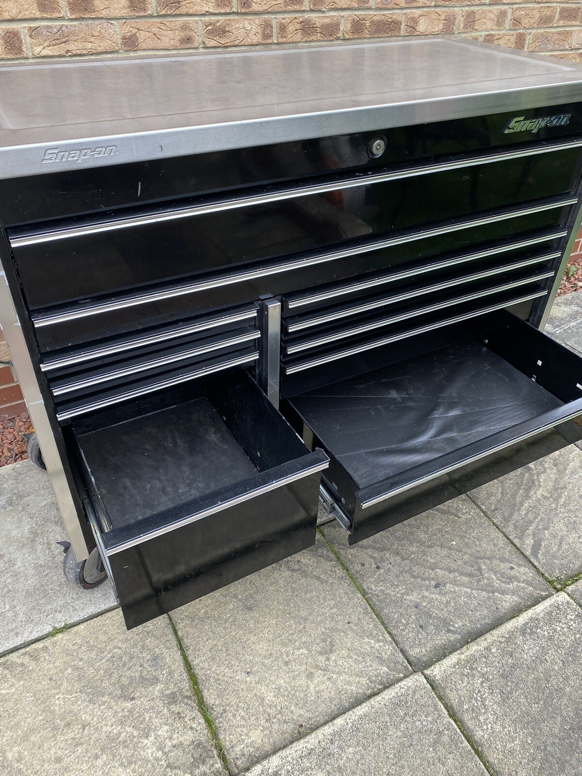 Snap On Tool Box KRL Masters Series 55” By 24” Roll Cab Black With ...