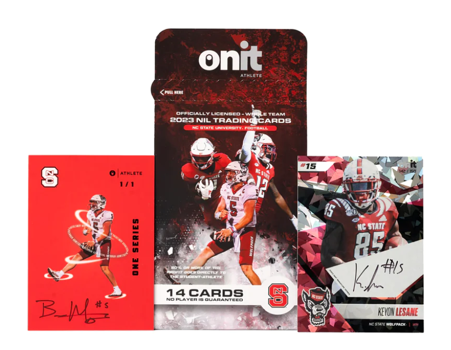 🏈 Pick your single card 2023 ONIT NC State University Wolfpack North ...