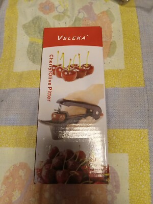 Veleka Kitchen Veleka Cherry Olive Pitter Tool With Lock Cherry Stoner ...