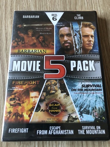 LOT 5 FILM BARBARIAN THE CLIMB FIREFIGHT SURVIVAL MOUNTAIN DVD NEUF ...