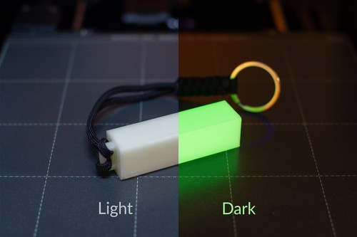 Glow in the Dark Keychain Cash Stash Pocket Money Pill Holder Paracord ...