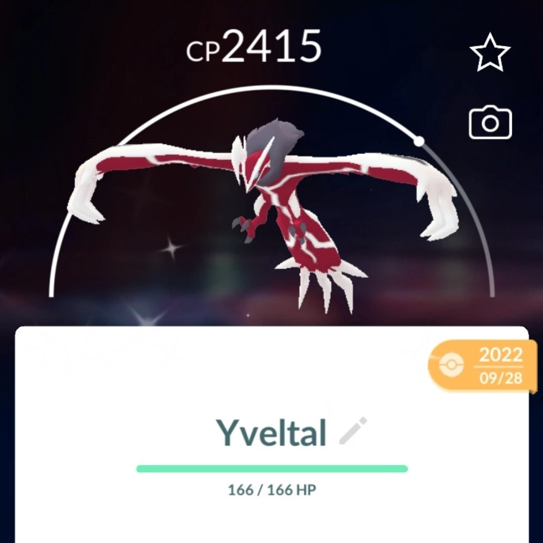 Pokemon Yveltal Shiny