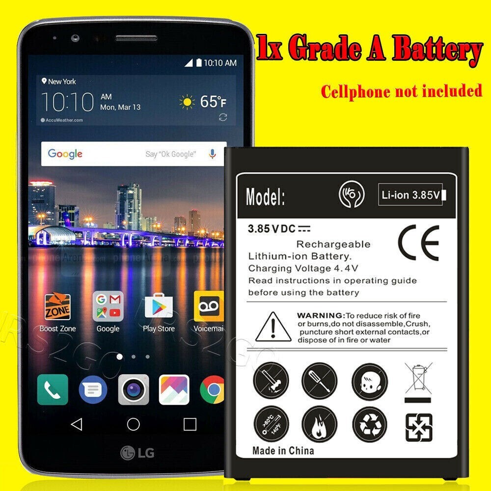 High Capacity 4670mAh Replaceable Standard Battery for LG Stylo 3 LTE ...