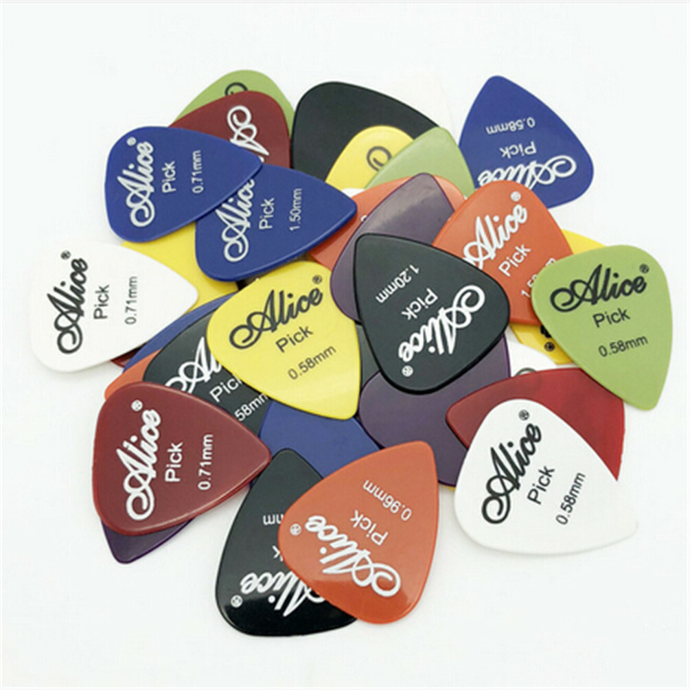 100pcs Guitar Picks Acoustic Electric Plectrums Celluloid Assorted ...
