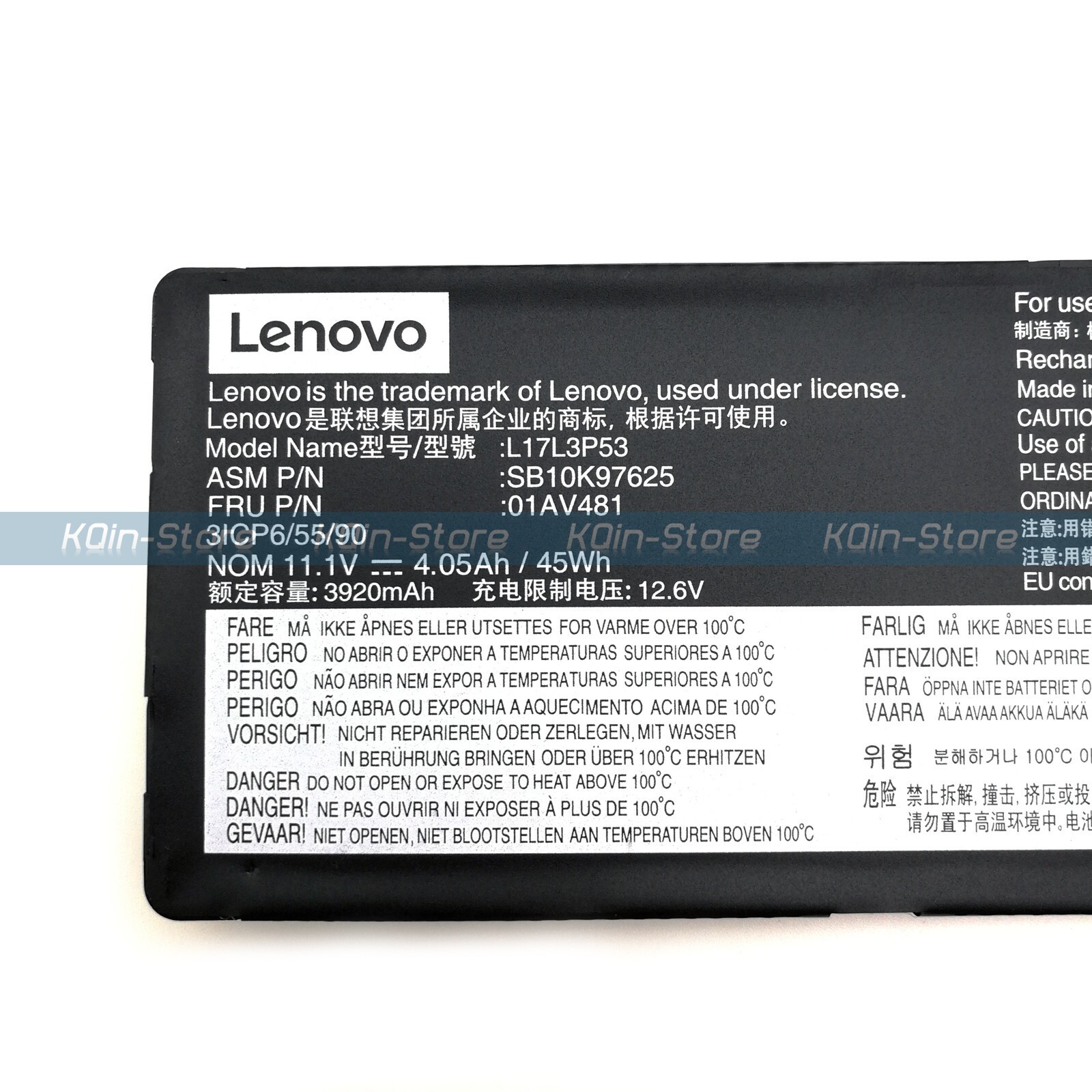 Genuine L17C3P53 01AV482 01AV483 Battery for Lenovo ThinkPad Yoga L380 ...