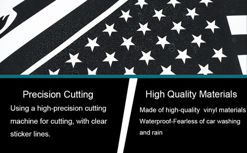 Universal Rear Window American Flag Decal | USA Flag Sticker | Back ...