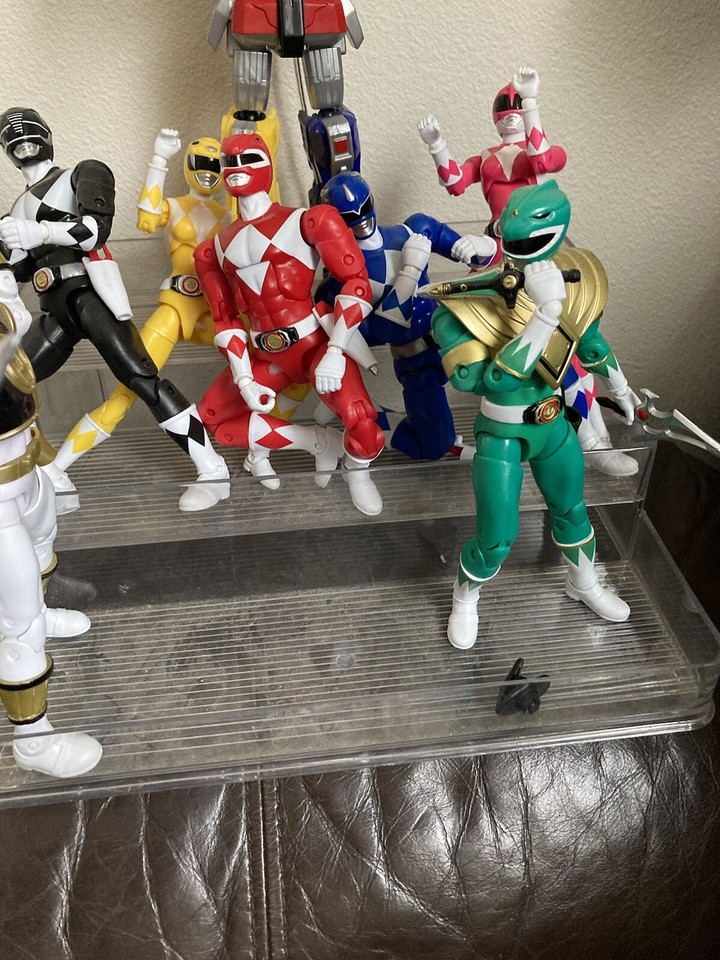 Mighty Morphin Power Rangers Legacy Collection 8 Figure Lot Megazord ...