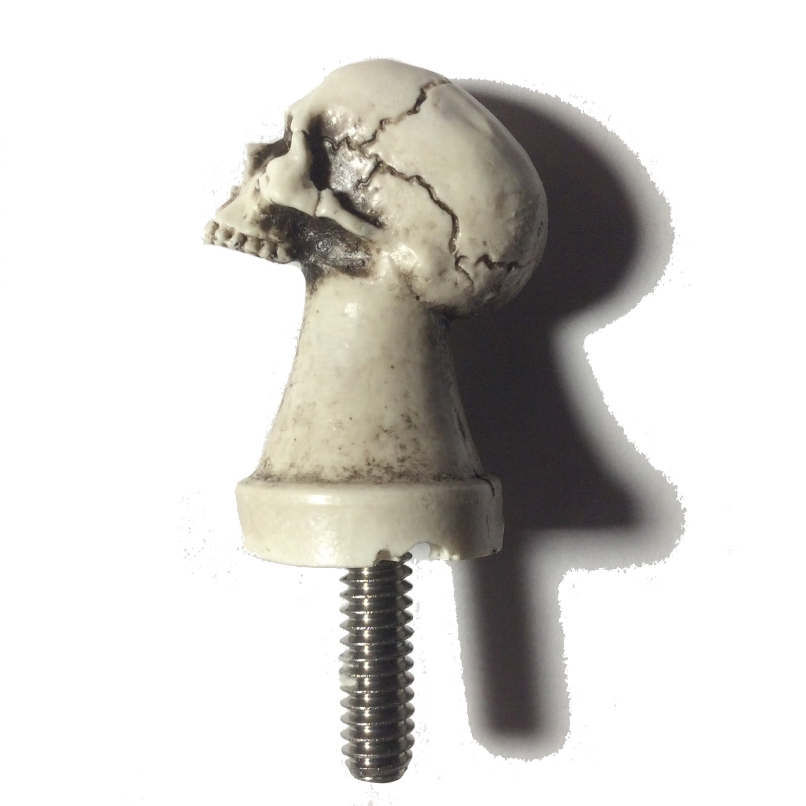 Skull Seat Bolt fit Harley 1/4x20 Skeleton Hot Rat Street Rod Made in ...