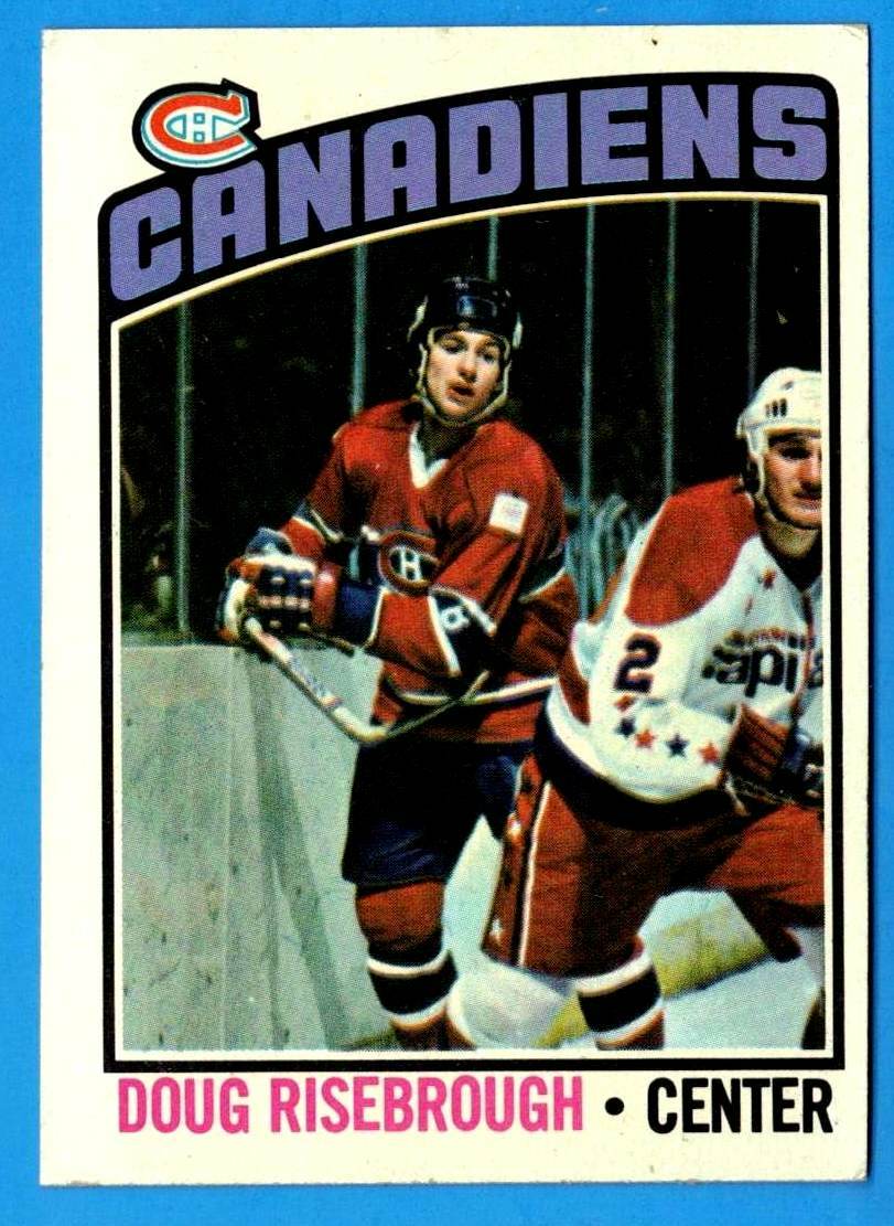 1976-77 Topps DOUG RISEBROUGH (ex) Montreal Canadiens | eBay