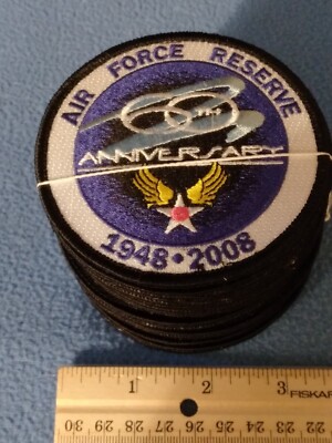 BUNDLE OF 20 - 60TH ANNIVERSARY AIR FORCE RESERVE PATCHES 1948-2008 ...