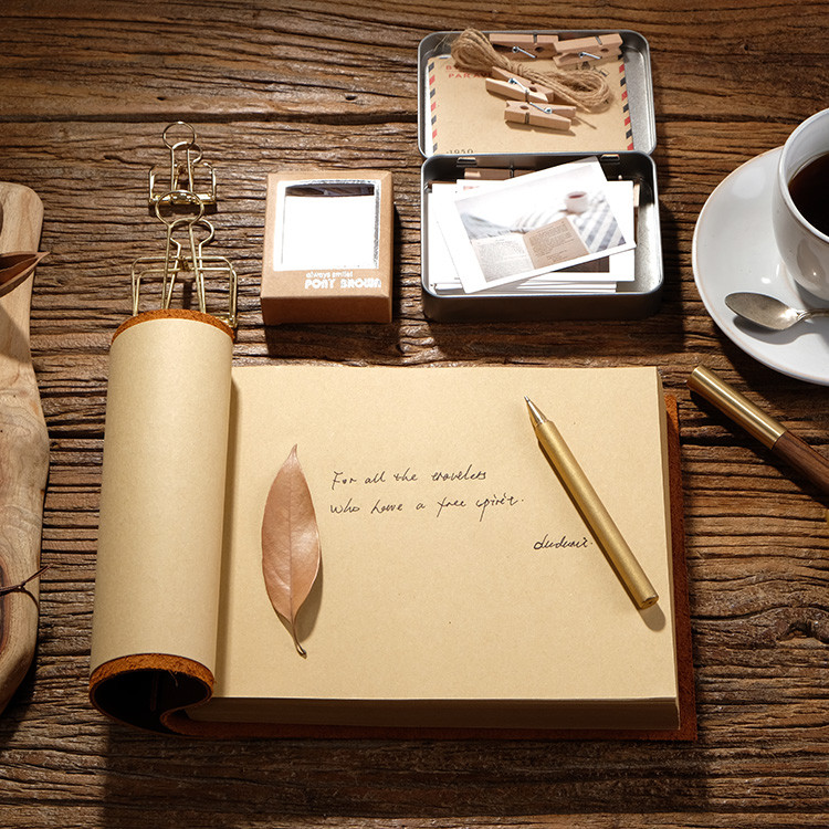 Handmade Thick Vintage Leather Sketch Book Drawing Book Luxury Notebook ...