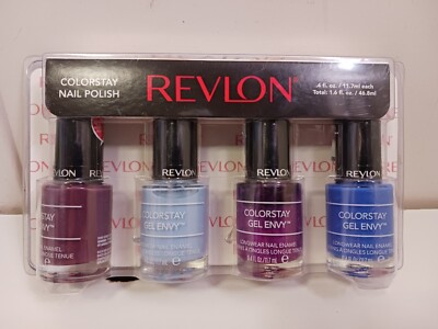 Revlon Colorstay Nail Polish 4 Pack Brand New Factory Sealed | eBay