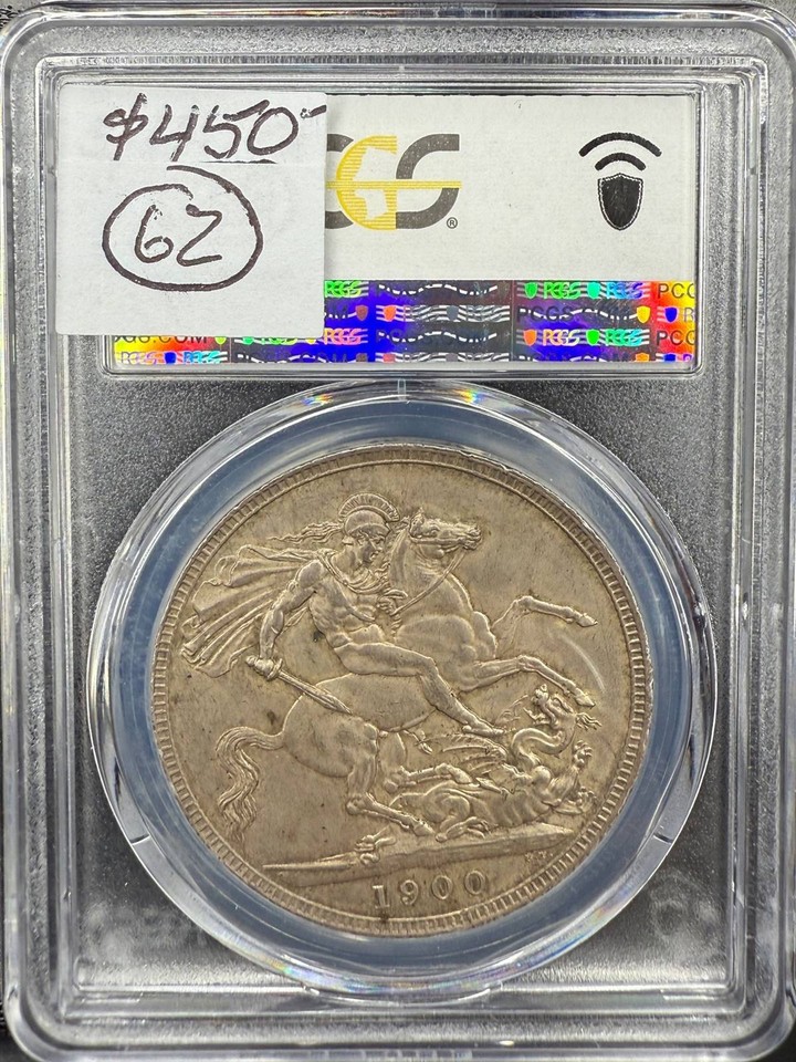 NobleSpirit HIGHLY DESIRABLE Great Britain 1900 Crown S-3937 LXIV Edge ...