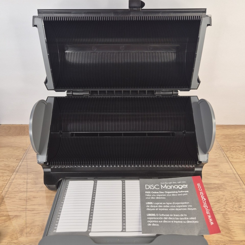 DiscGear Selector Organizer - 80-Slots - CD DVD Video Games Storage ...