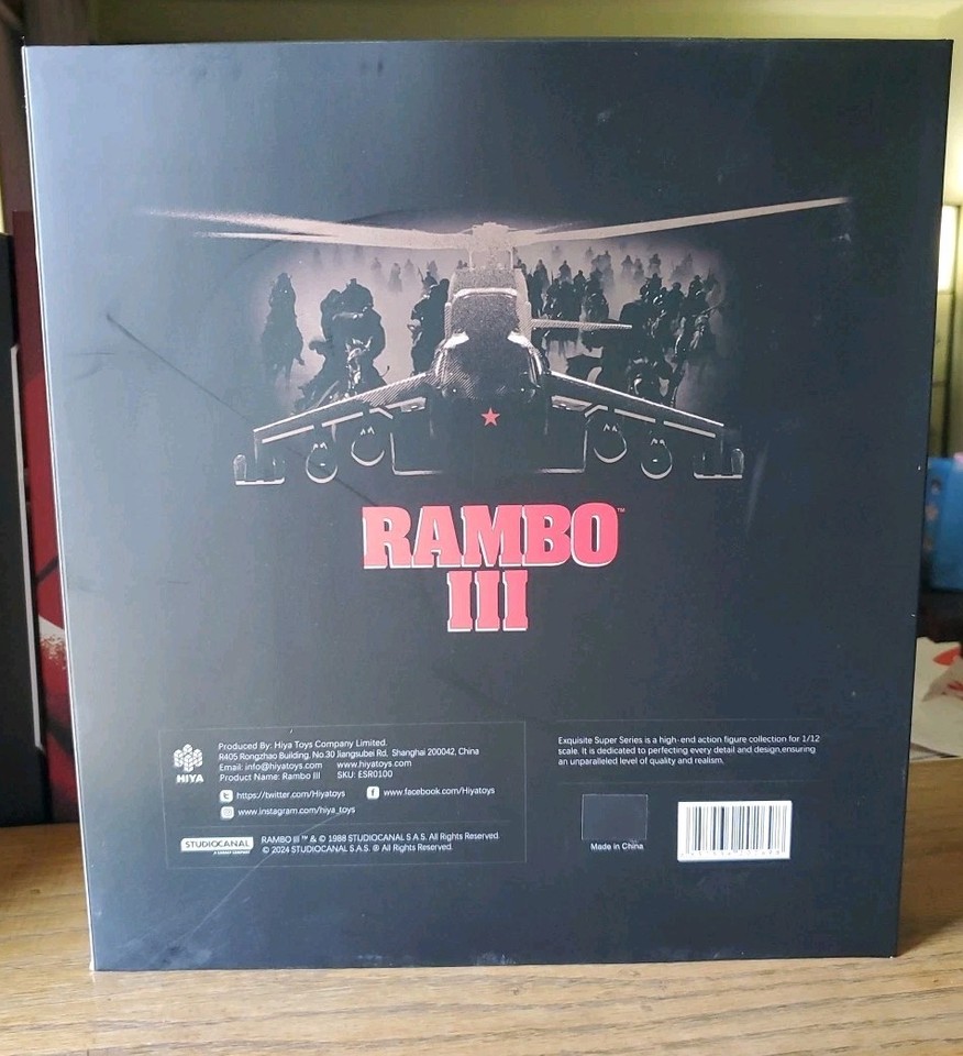 HIYA TOYS RAMBO 3 III FIGURE 1:12 EXQUISITE SERIES | eBay