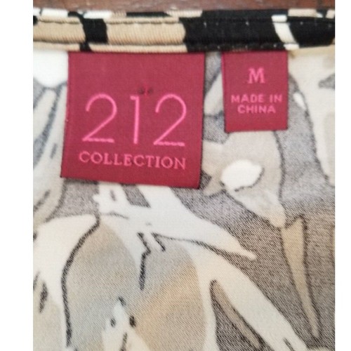 NWT's-212 COLLECTION Multicolor Floral Faux Mock Wrap Dress Cap Sleeve ...