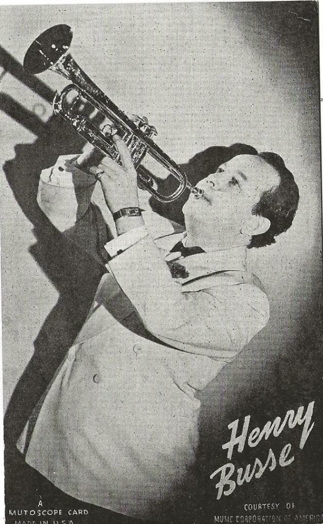 1940's MUTOSCOPE POSTCARD-MUSIC CORPORATION OF AMERICA***HENRY BUSSE ...