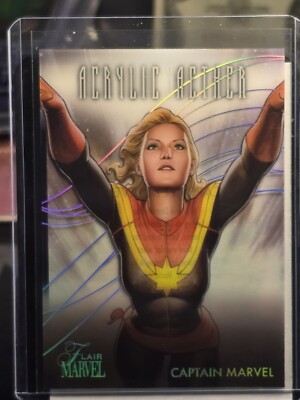 CAPTAIN MARVEL Acrylic Aether Acetate 2023 Marvel Flair SP Captain ...
