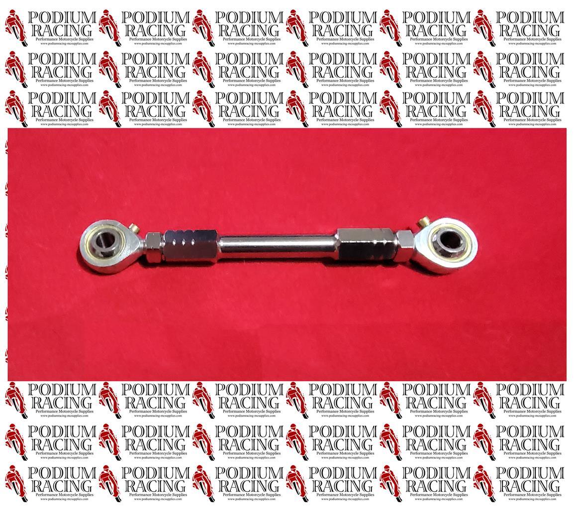 DUCATI DIAVEL FULL SILVER TITANIUM 75MM GEAR SHIFT LINKAGE & ROD END ...