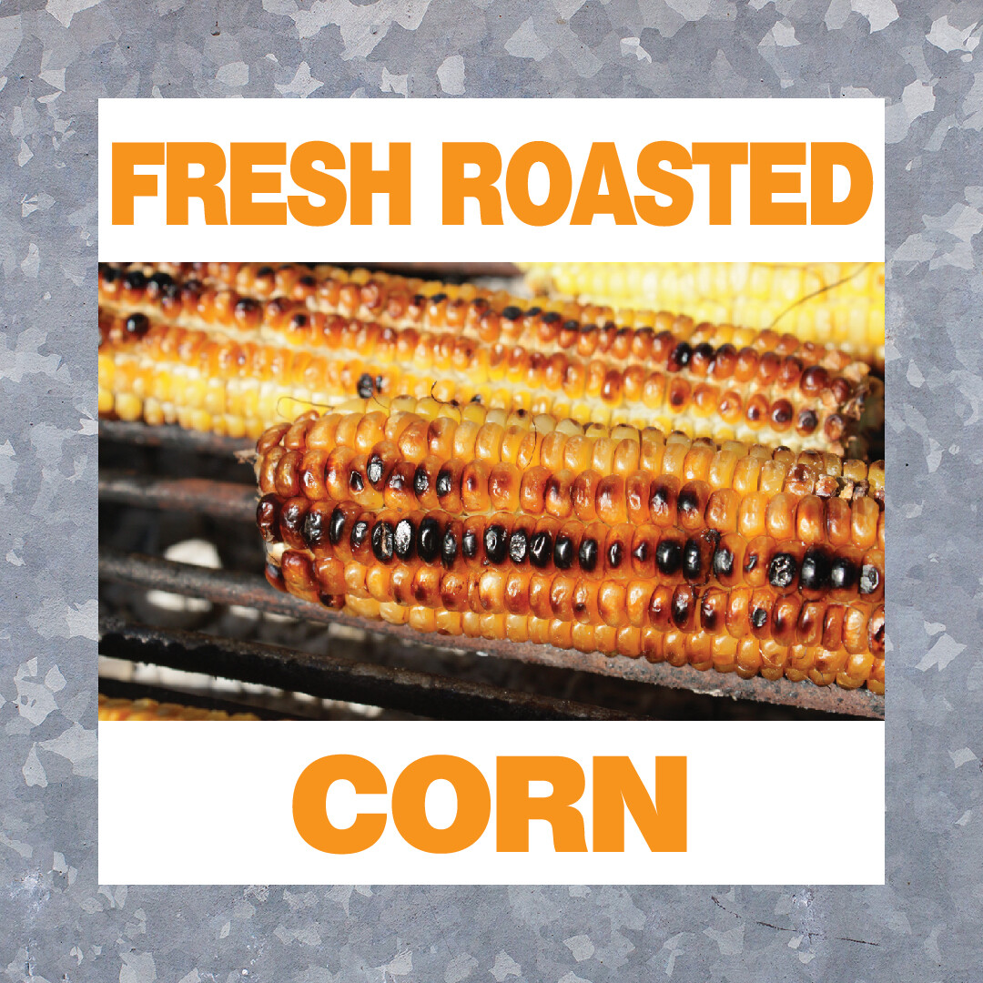 Fresh Roasted Corn - Decal Concession Stand Food Truck Sticker | eBay