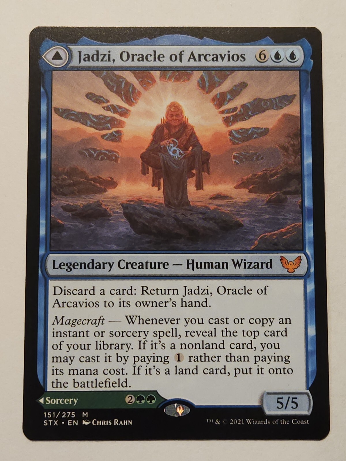 MTG Jadzi, Oracle of Arcavios // Journey to the Oracle Strixhaven ...