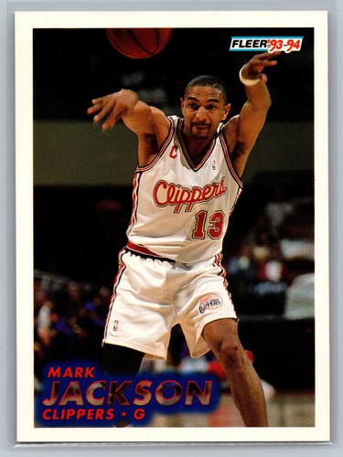 1993 Fleer #92 Mark Jackson Basketball Los Angeles Clippers | eBay