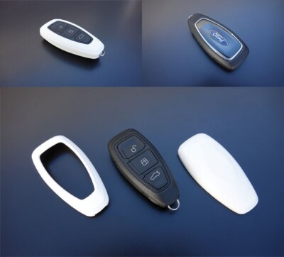 Ford Car Remote Key Cover Case Skin Shell Cap Fob Protection ABS WHITE ...