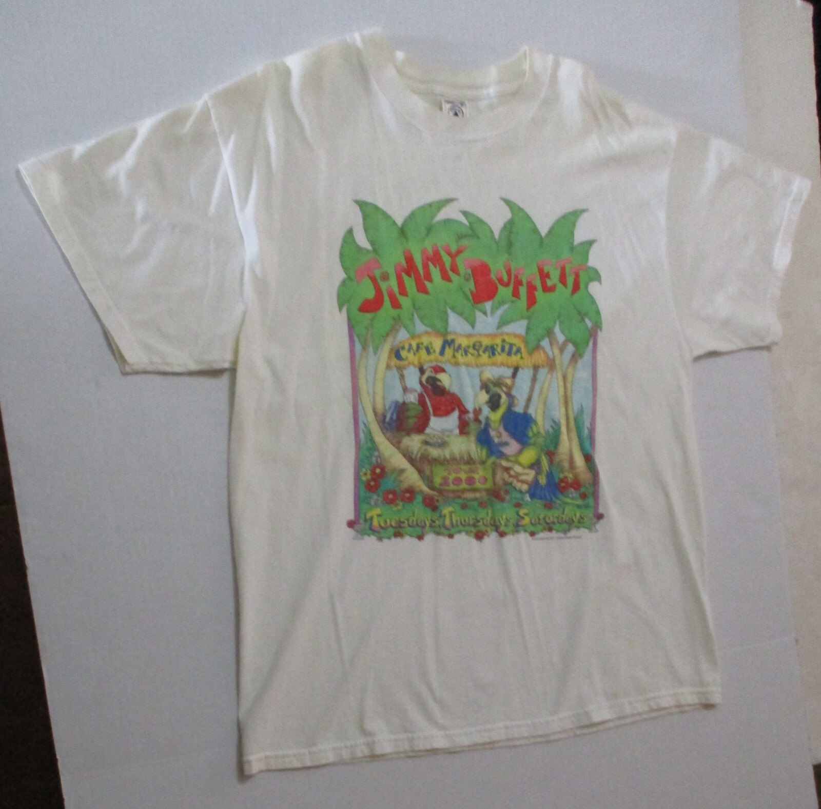 Jimmy Buffett Cafe Margarita Concert Tour T-Shirt XL… - Gem