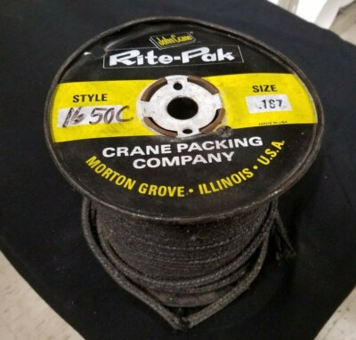 John Crane Rite-Pak Rope Packing Size: 0.187 Style: 1650C, 3.47 lbs. | eBay