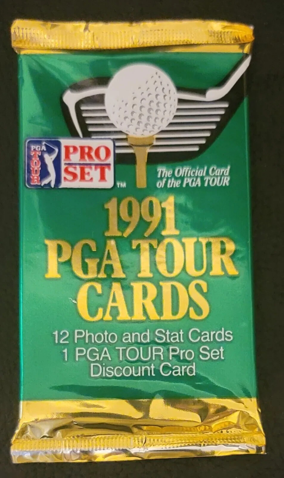 (1) 1991 Pro Set PGA Tour Golf Trading Cards Unopened Sealed Pack Jack ...