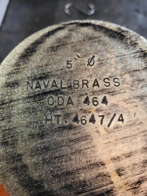 5” Diameter 464 Naval Brass Round Stock 13”Length Weight 99lbs | eBay