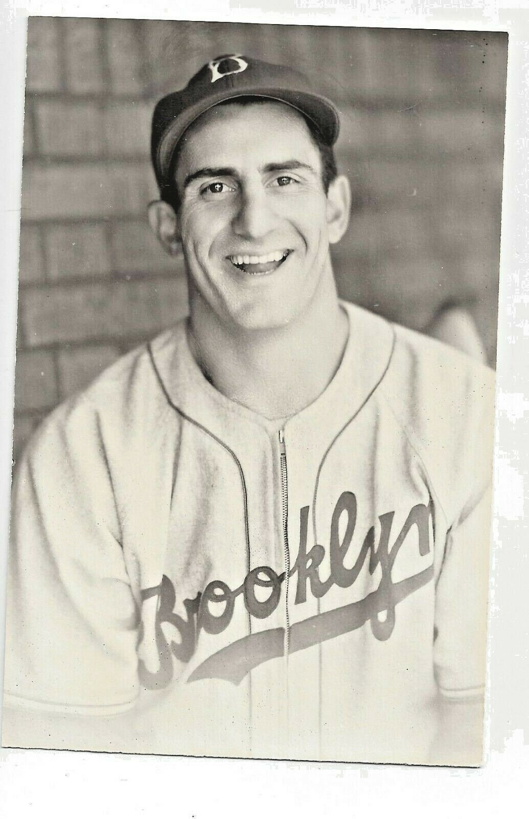 Fred Sington Brooklyn Dodgers 3x5" B/W Photo Post Card Circa 1941-50 | eBay