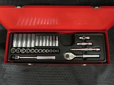 Proto Professional 29 Pcs 3/8" Dr Metric General Service Set, Made in ...