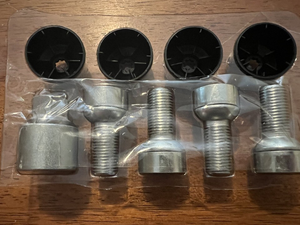 Genuine Volkswagen Lockable Wheel Bolt Set 1K0-698-137-A | eBay