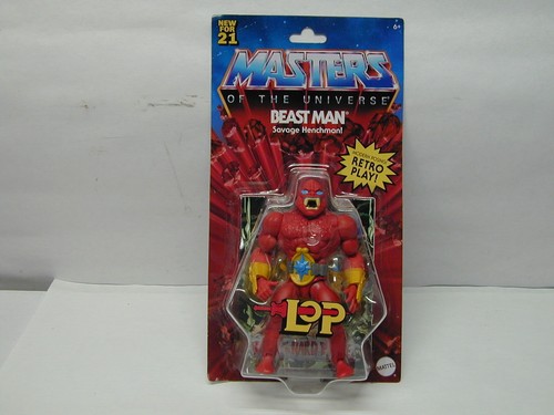 MOTU Beast Man LOP Masters Of The Universe Origins Wave 6 Retro Mattel ...
