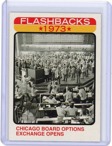 2022 TOPPS HERITAGE CHICAGO BOARD OPTIONS EXCHANGE OPENS 1973 ...