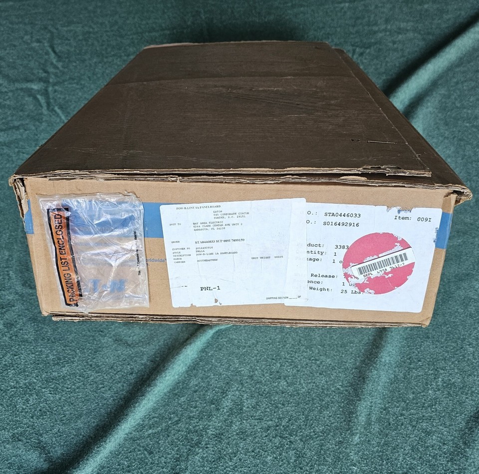 New in Box EATON Pow-R-Line PRL-1a 200amp Panelboard 1C96649G02 ...