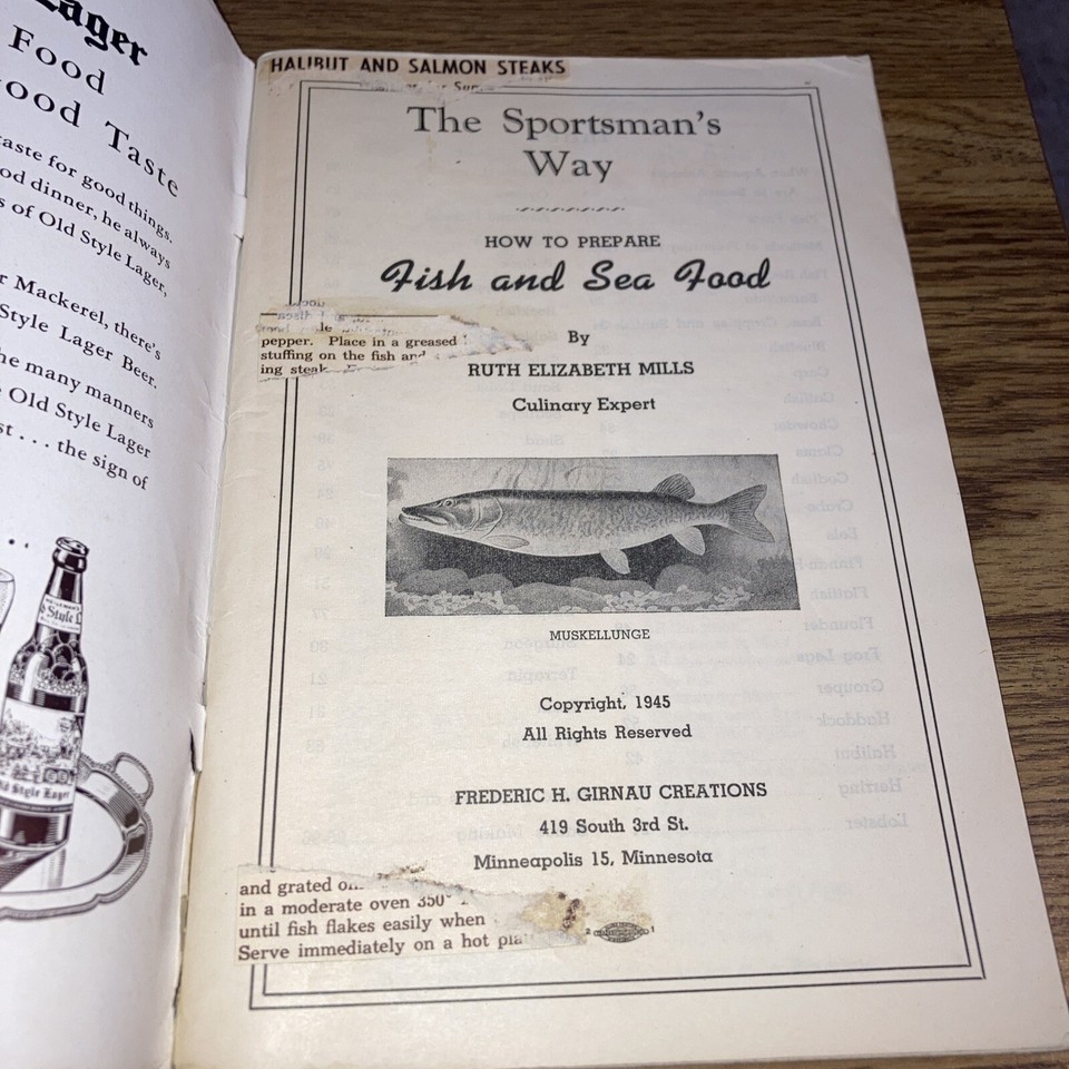 The Sportsman's Way, Heilman's Old Stye Lager Fish & Seafood Cookery ...