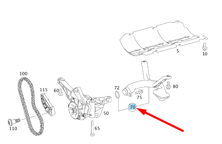 NEU MERCEDES-BENZ C W204 ÖLPUMPENANSAUGANSAUG A2721800652 ORIGINAL | eBay