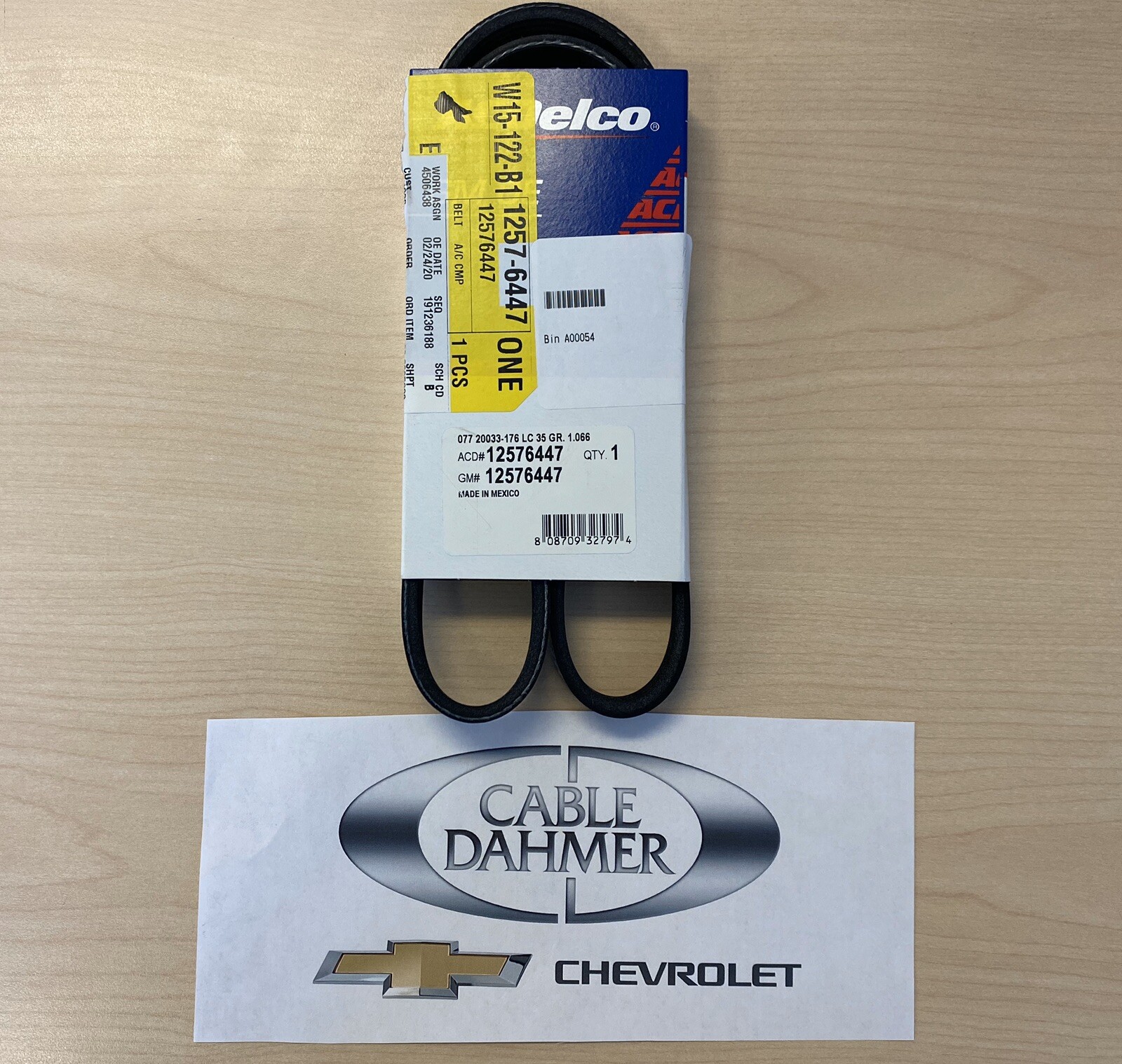 1999-2008 Chevrolet Silverado Sierra 4.8 5.3 6.0 A/C Serpentine Belt ...