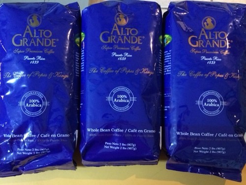 "Alto Grande" Whole Bean Coffee 2 lbs.SUPER PREMIUM PUERTO RICO COFFEE ...