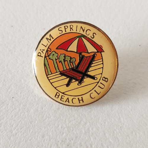Palm Springs Beach Club California Travel Souvenir Lapel Pin * | eBay