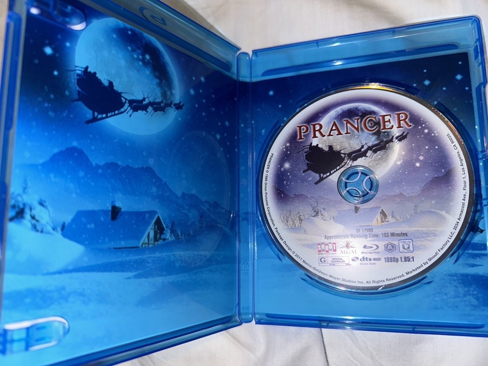 Prancer 1989 Shout Factory Blu-ray SIGNED By Director John Hancock ...