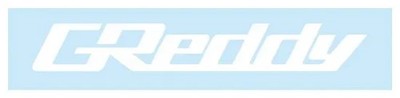 TRUST GReddy Sticker Medium size white 357mm x 50mm 18000084 | eBay