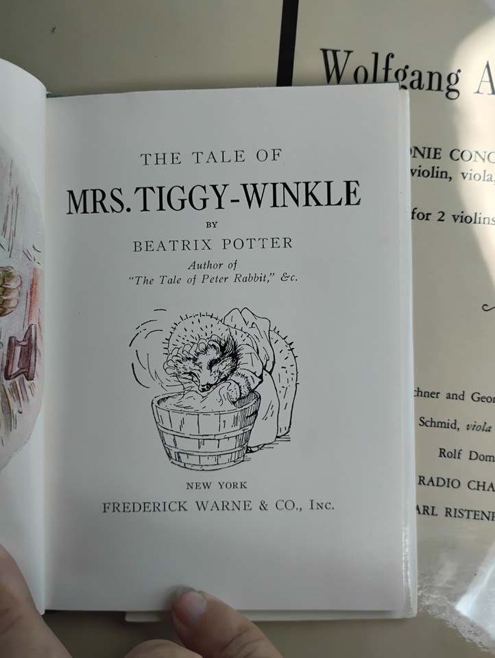 1901 Mrs tiggy winkle first edition first print | eBay