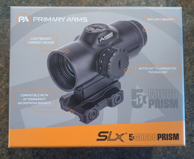 Primary Arms SLx 5X MicroPrism Scope - Red Illuminated ACSS Aurora MIL ...
