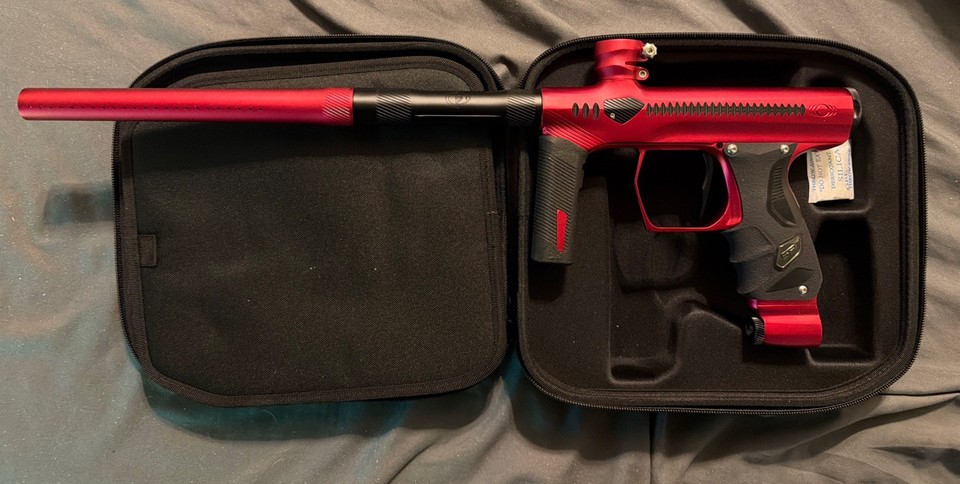 Shocker Paintball Method ERA Electronic Speedball Marker Gun Red/Black ...