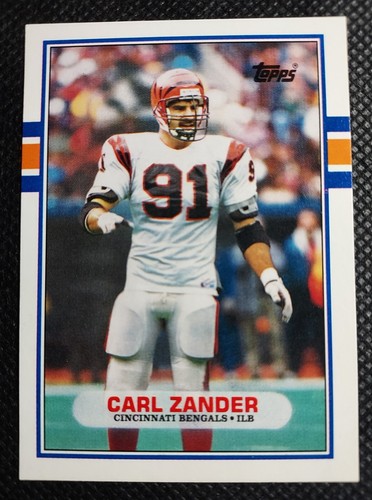 1989 Topps Traded Cincinnati Bengal Carl Zander #117T NM/M | eBay